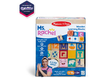 Melissa & Doug - Ms. Rachel Blocks + Activity Cards | Modern Brands ...